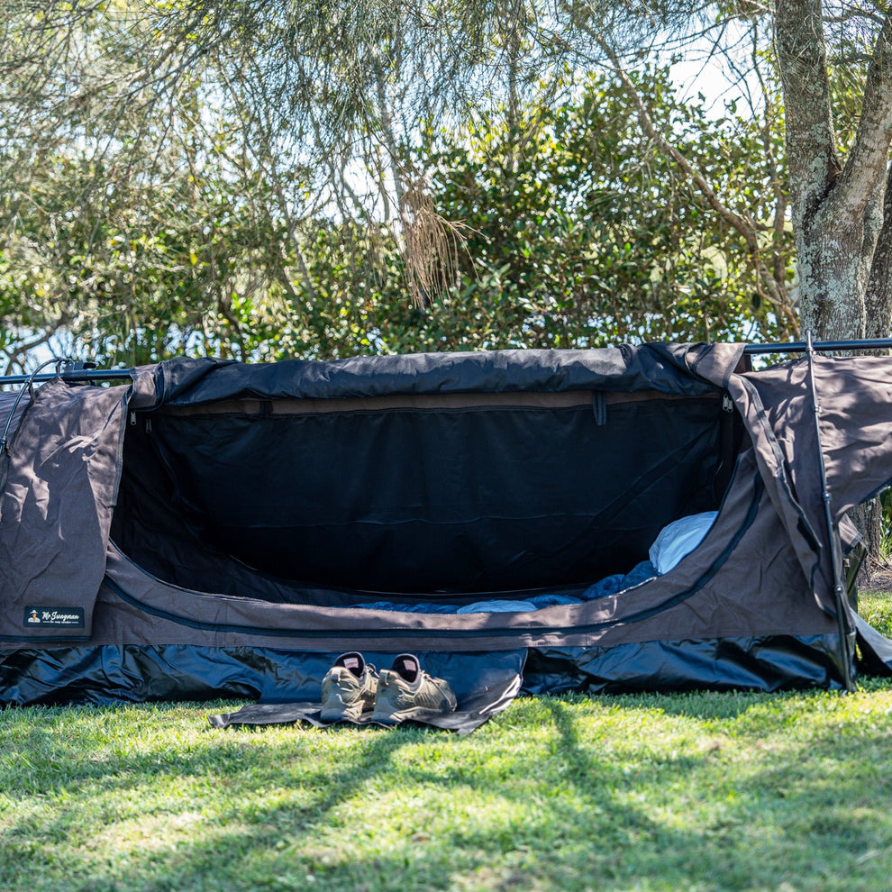 Ultimate King Single Swag Gen 2 | Freestanding Canvas Swag AU – Mr Swagman